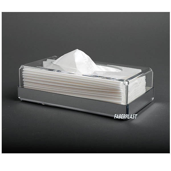 Caja de metacrilato (Plexiglas – PMMA ) “ BAFY II ” Transparente y colores para pañuelos ...